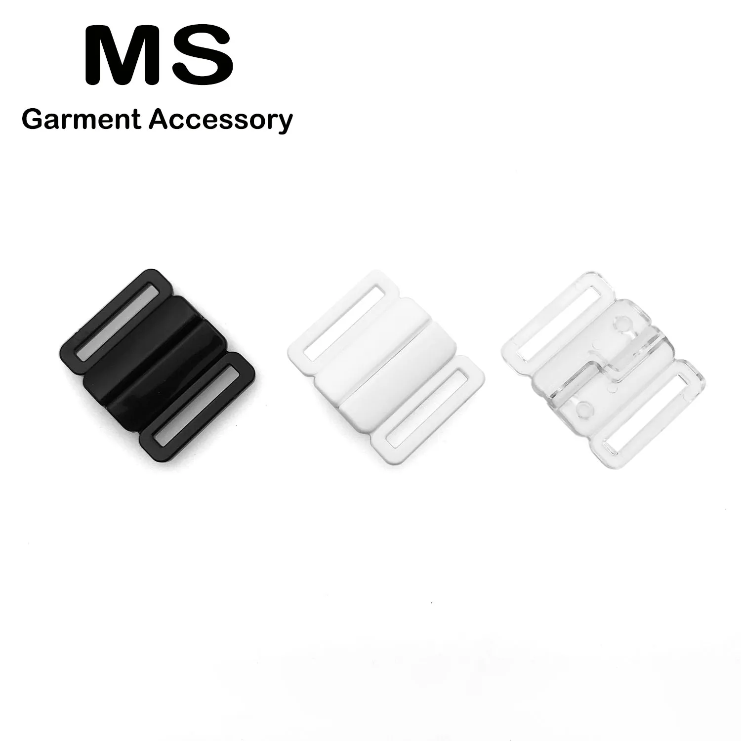 High quality 20mm Plastic Bra Buckles Front Closure Swimwear Back Clip ...