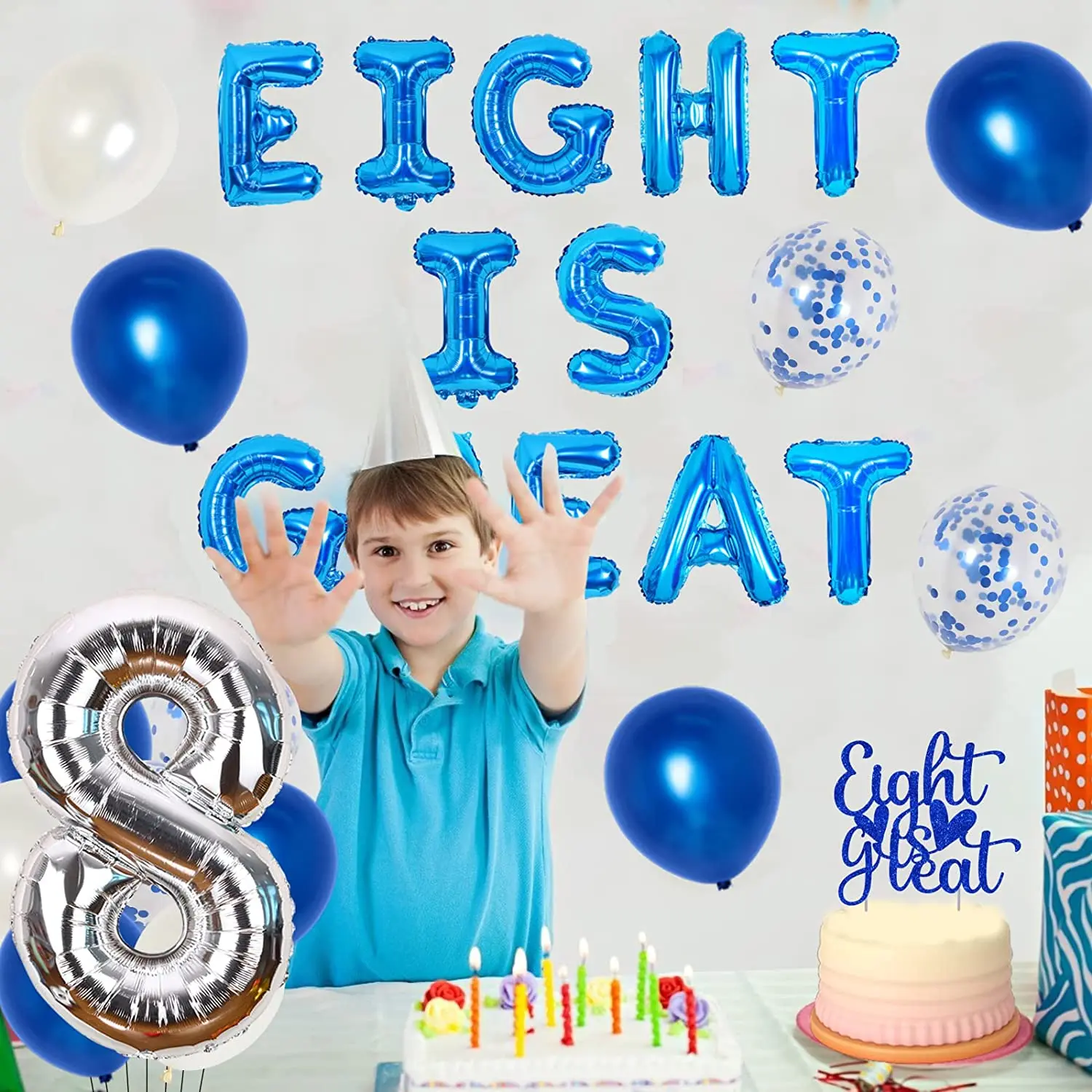 Happy 8th Birthday Cake