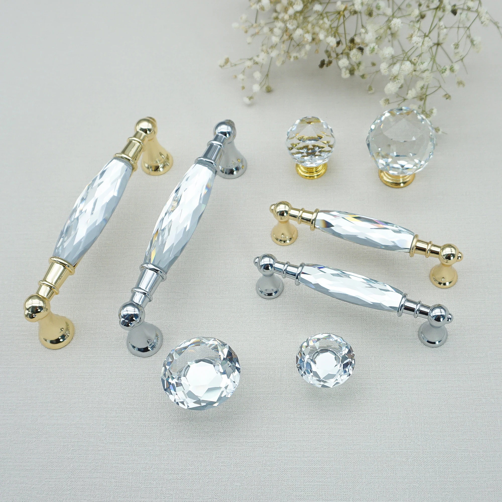 Glass Dresser Handles