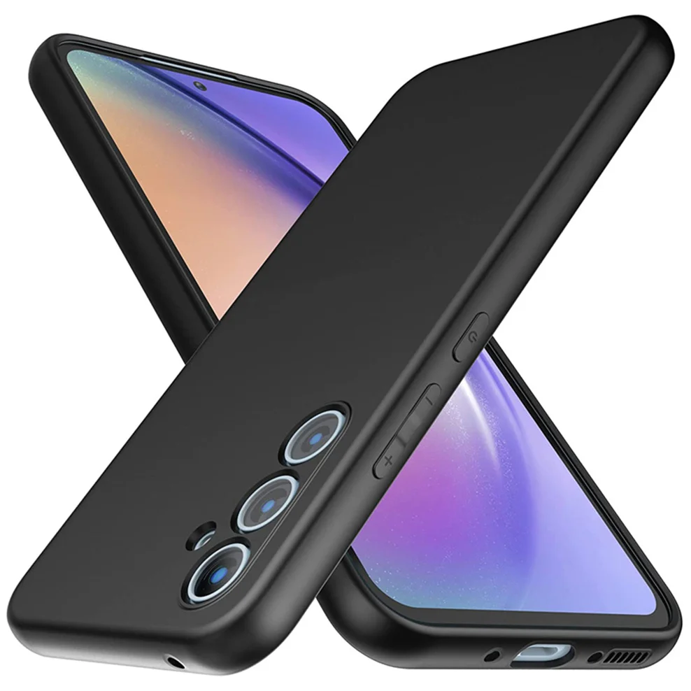 A54-A34-A24-Case-Black-TPU-Case-for-Samsung-Galaxy-A54-Soft-Anti-shock ...