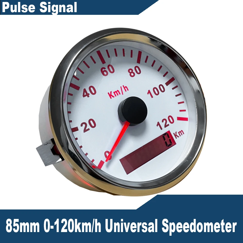 New Universal 85mm Speedometer Speed Gauge 120km/h 200km/h for Car ...