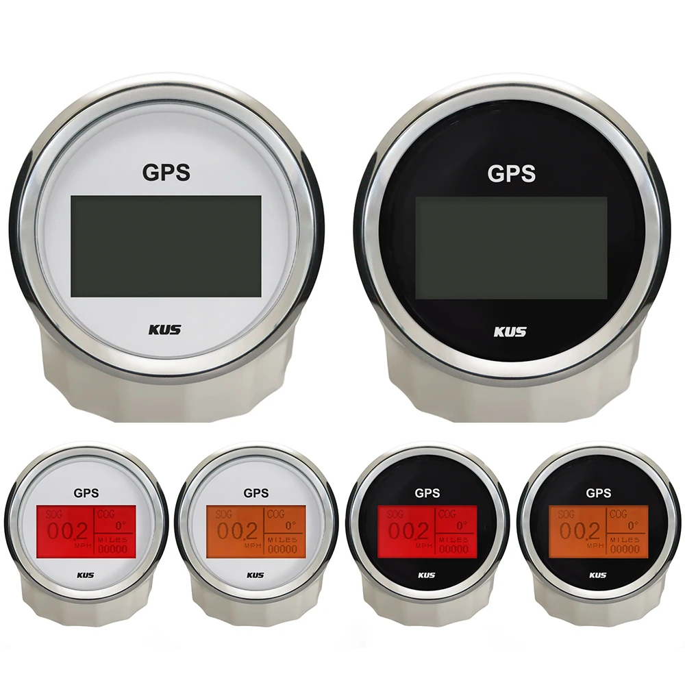 KUS-85mm-Marine-Boat-LCD-Digital-GPS-Speedometer-Tripmeter-SOG-COG ...