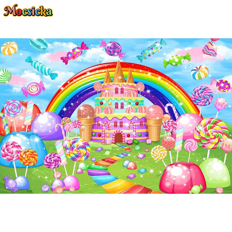 Candyland Party Background