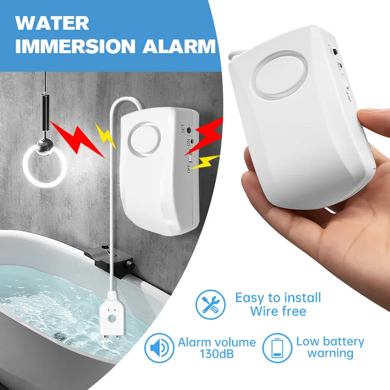 Household-Water-Detector-Alarm-130Db-Water-Leakage-Sensor-Flood ...