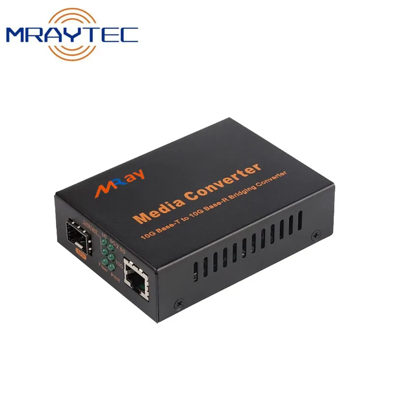 10G Media Converter Unmanaged 100M/1G/2.5G/10GBase-T Fiber Transceiver ...