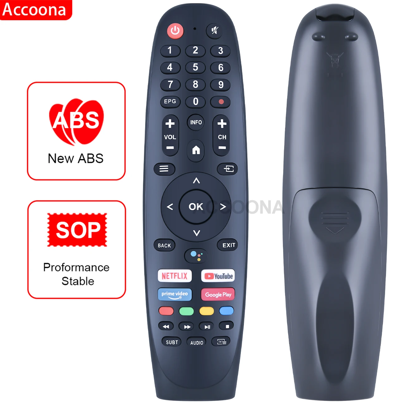 New Voice Remote Control Fit For Smart Tech Kogan Smart TV V006 ...