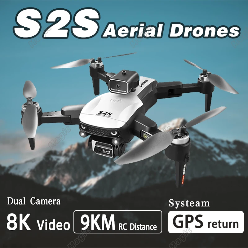S2S-Mini-Drone-8K-HD-Dual-Camera-Brushless-Motor-Obstacle-Avoidance-Aircraft-RC-Helicopter ...