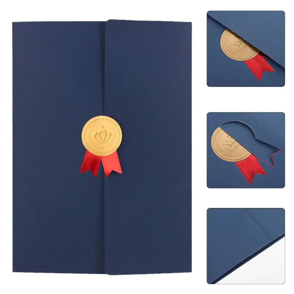Graduation A4 Award Certificate Holder Paper Envelope Three-fold Page ...