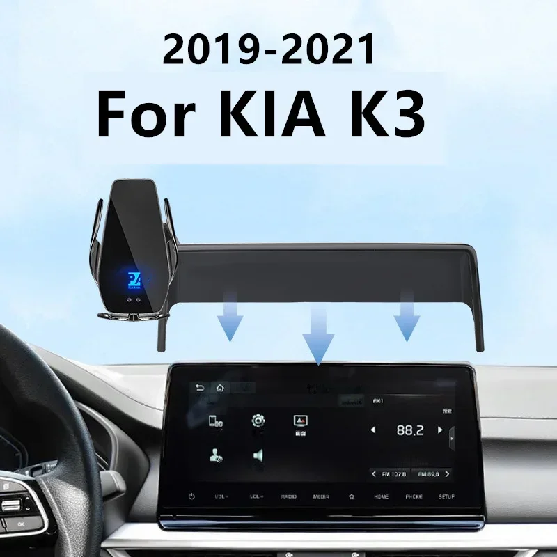 For-2019-2021-KIA-K3-Cerato-Forte-Car-Screen-Phone-Holder-Wireless ...