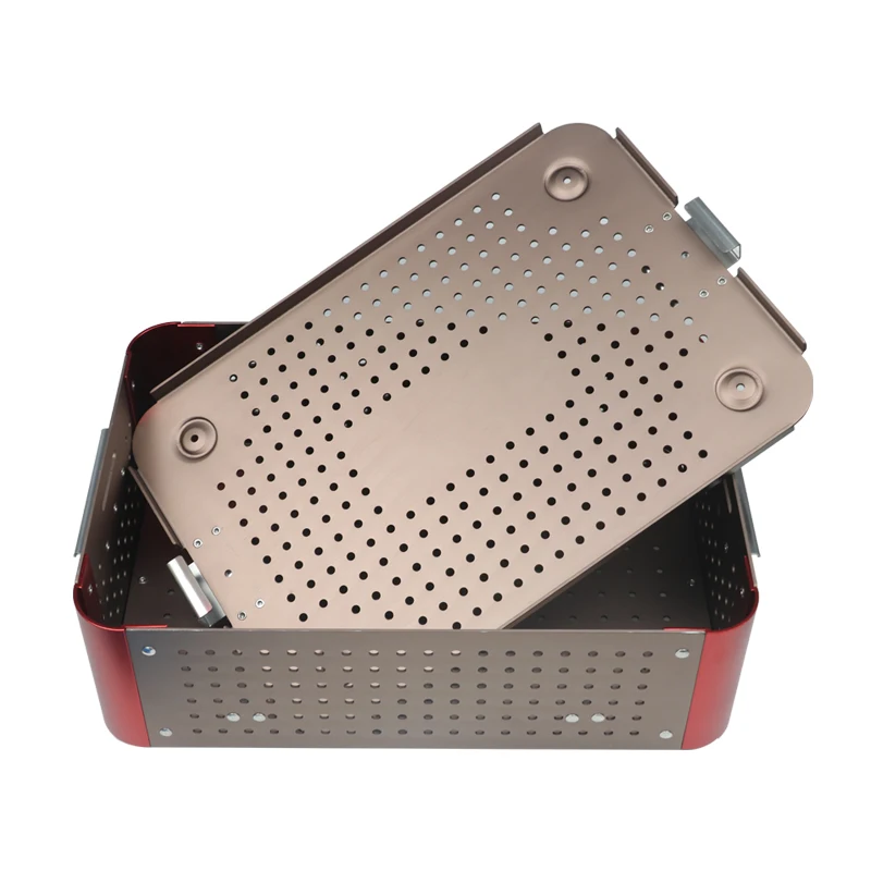 Sterilization-Tray-Case-Box-with-Silicone-Pad-Steriilization-Box ...