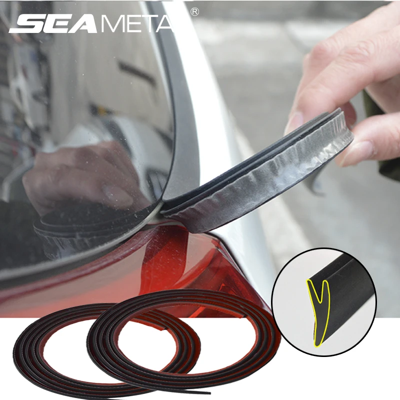 SEAMETAL Y Shape Windshield Seal Strip Rubber Window Gap Filler Car ...