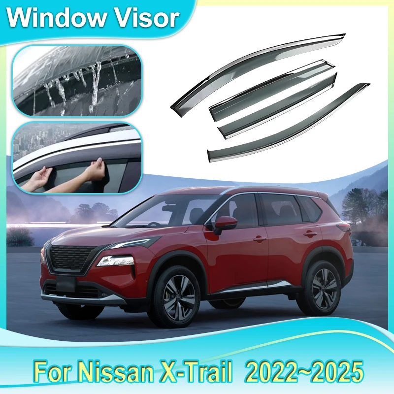 For Nissan X-Trail XTrail T33 2022 2023 2024 2025 Car Side Windows ...