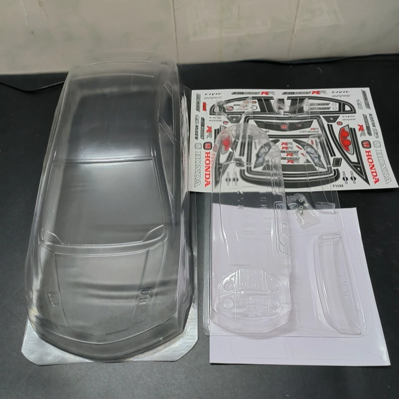 TC122-1-10-Honda-Civic-FD2-Clear-Body-Shell-190mm-width-257mm-wheelbase ...