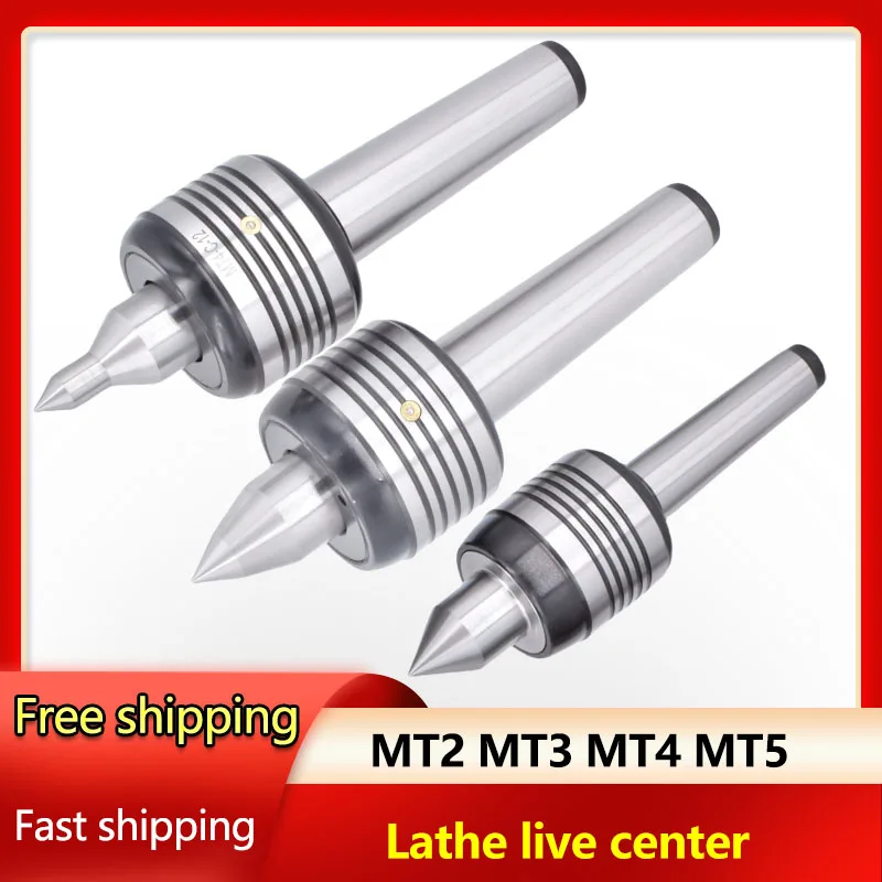 Morse live centre MT2 MT3 MT4 MT5 CNC Lathe Rotary Center Double Cone ...