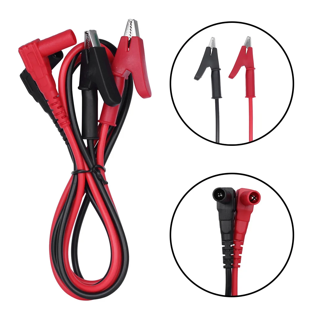 20A 90CM T1101 Multimeter Wire Clip High Quality Insulated Test Lead ...
