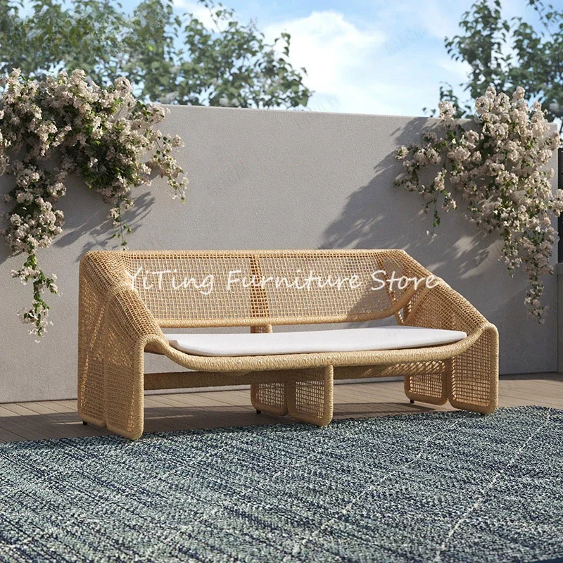 Sun-Lazy-PE-Rattan-Woven-Outdoor-Sofa-Leisure-Courtyard-Waterproof ...