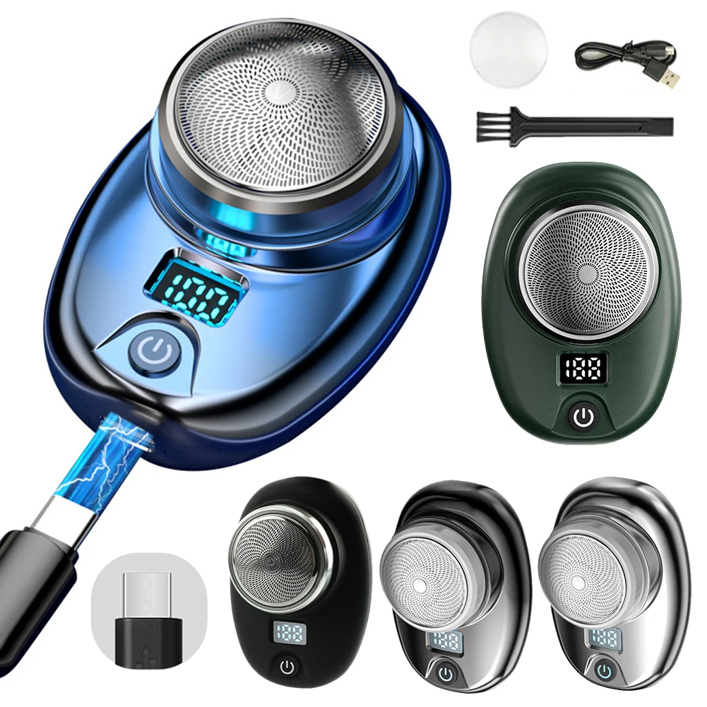 Mann Elektrische Rasierer Mini Heard Trimmer Tragbare Bart Rasieren ...