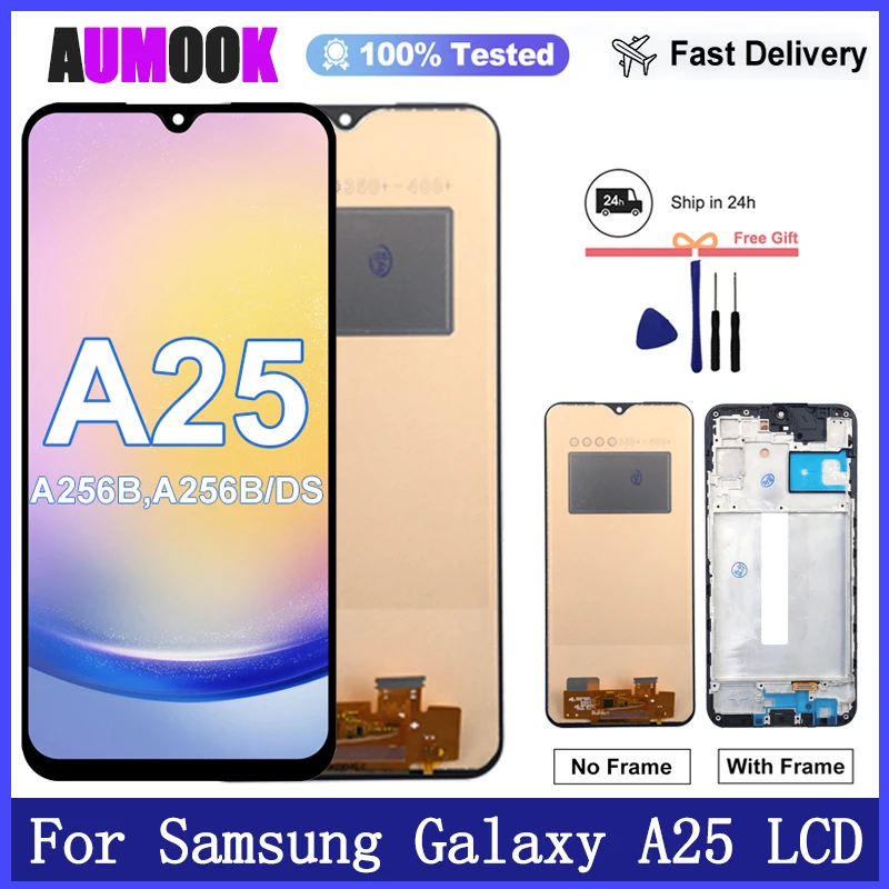 New AMOLED Display For Samsung Galaxy A25 5G LCD Display Touch Screen ...