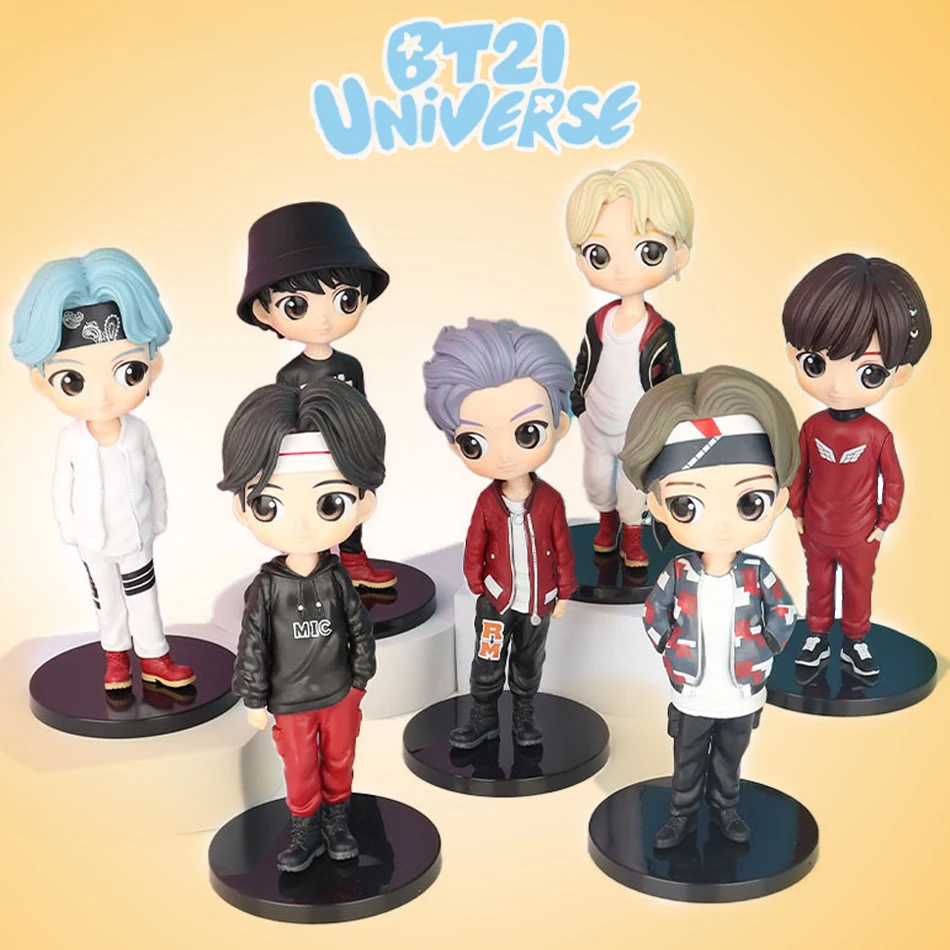 7pcs-set-Kpop-Star-15cm-PVC-Model-Toy-Action-Bang-tan-Boys-Groups-BT21 ...