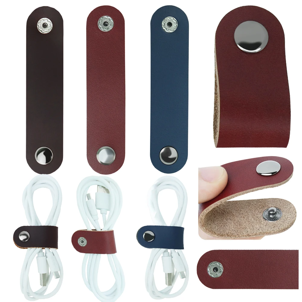 10pcs-leather-cable-collector-cable-clip-USB-holder-for-cable-collector ...