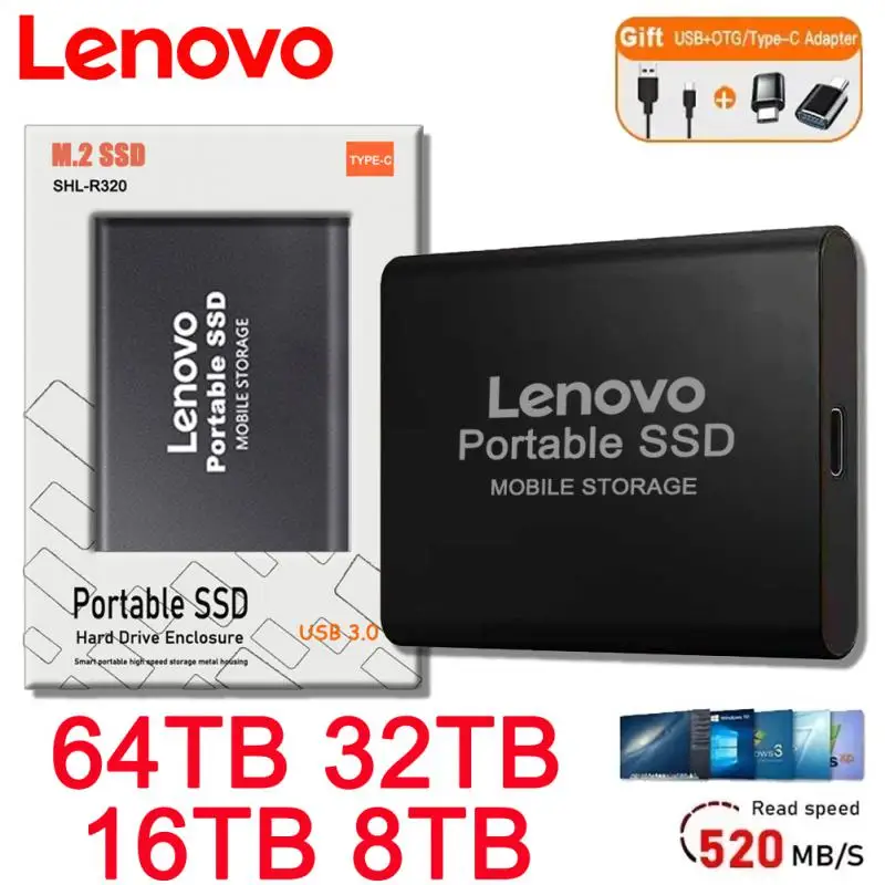 Lenovo-External-Hard-Drive-Portable-SSD-USB-3-1-Type-C-64TB-Soild-State ...