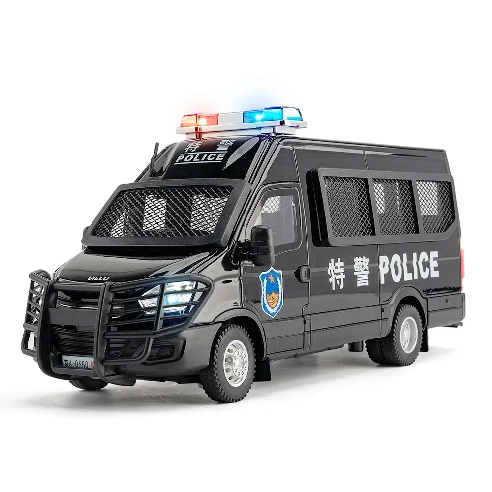 1-24-High-Simulation-Iveco-Swat-Sound-light-Echo-Alloy-Special-Police ...