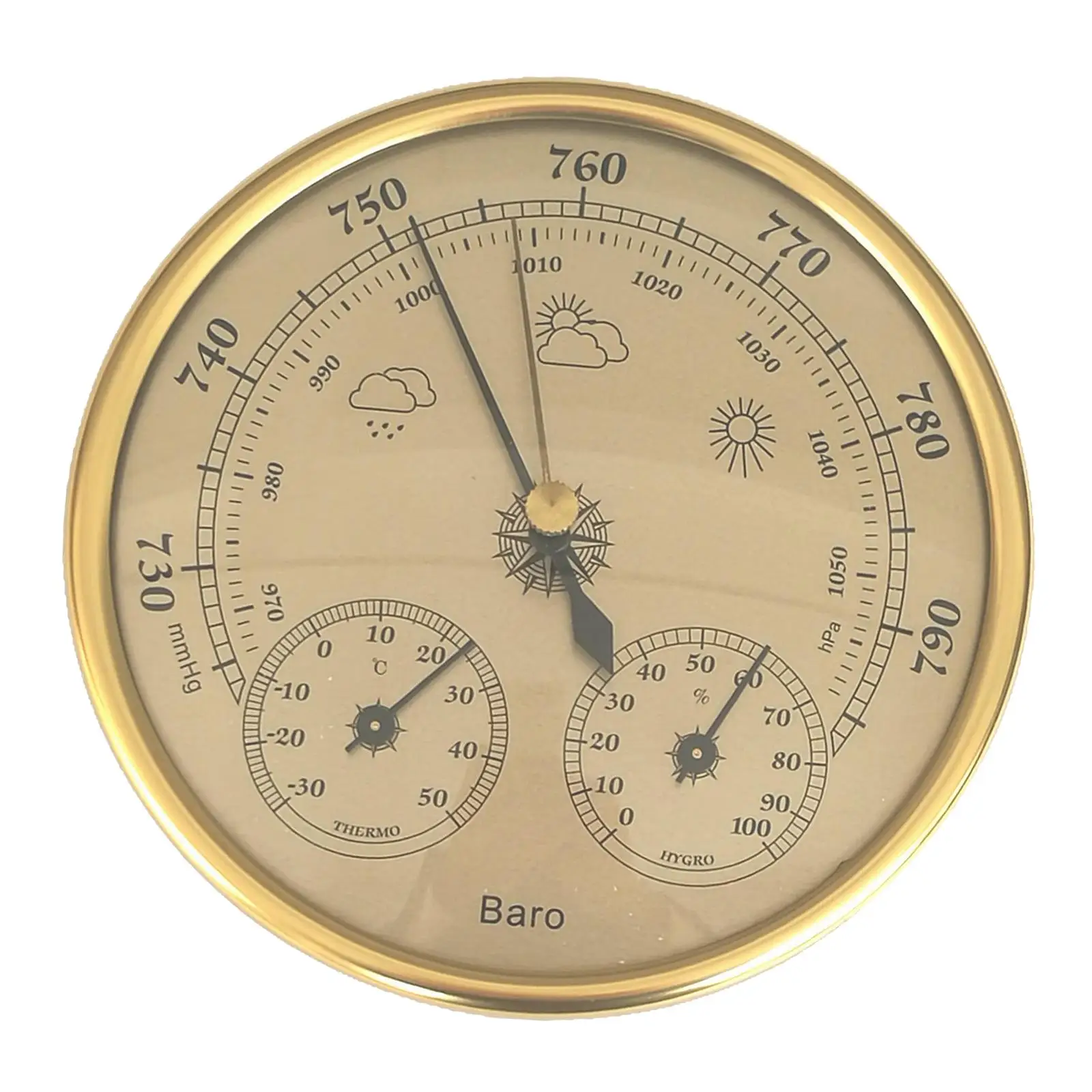 Precision-3-in-1-Barometer-Weather-Station-Barometer-Thermometer ...