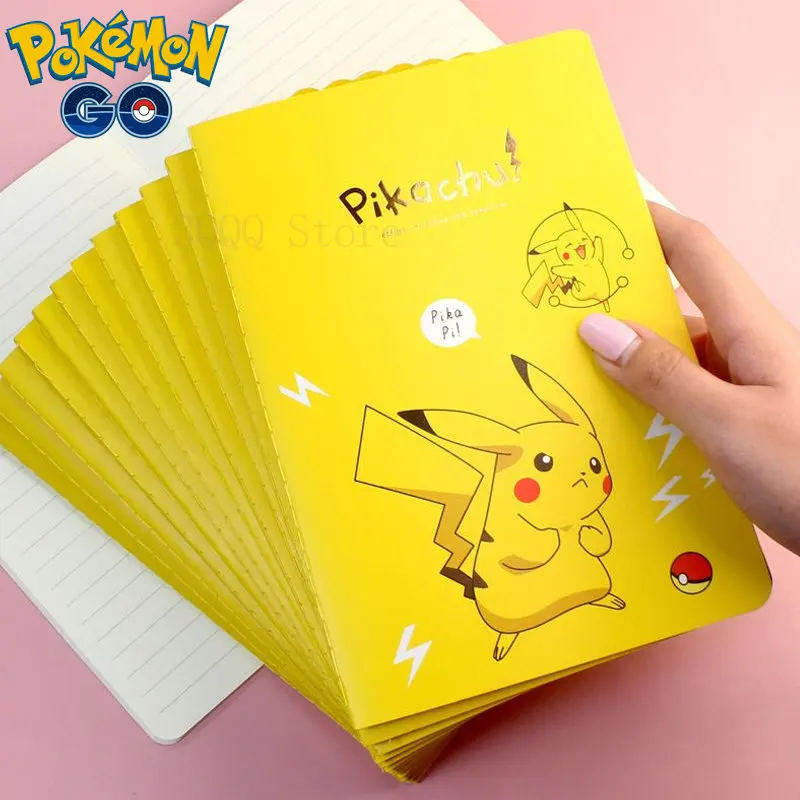 Pokemon-Pikachu-Notebook-For-Students-Cartoon-Anime-Diary-Book-Weekly ...