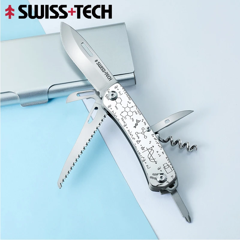 2024-New-SWISS-TECH-Mini-Multi-Tool-9-In-1-Folding-Knife-Portable-Wood ...