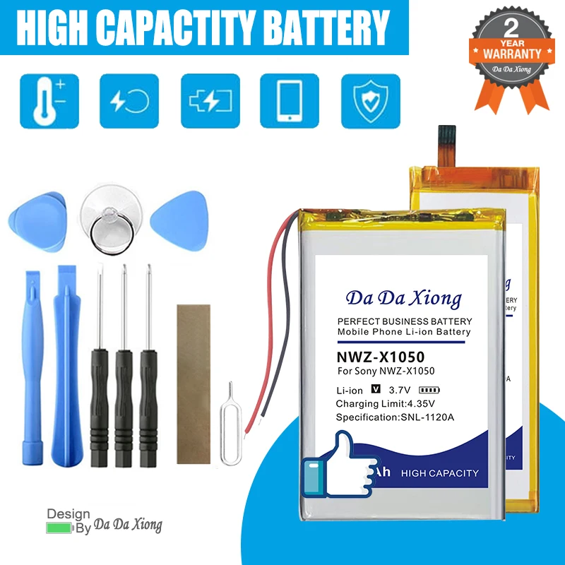 J18405 SRS-X11 Battery For Sony Walkmen M7 M6 NW-S200F M5 M4 M3 MZ-N10 ...
