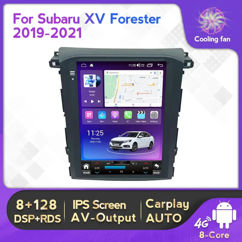 Car-Play-Auto-Android-IPS-Screen-Radio-Stereo-for-Subaru-XV-Forester ...