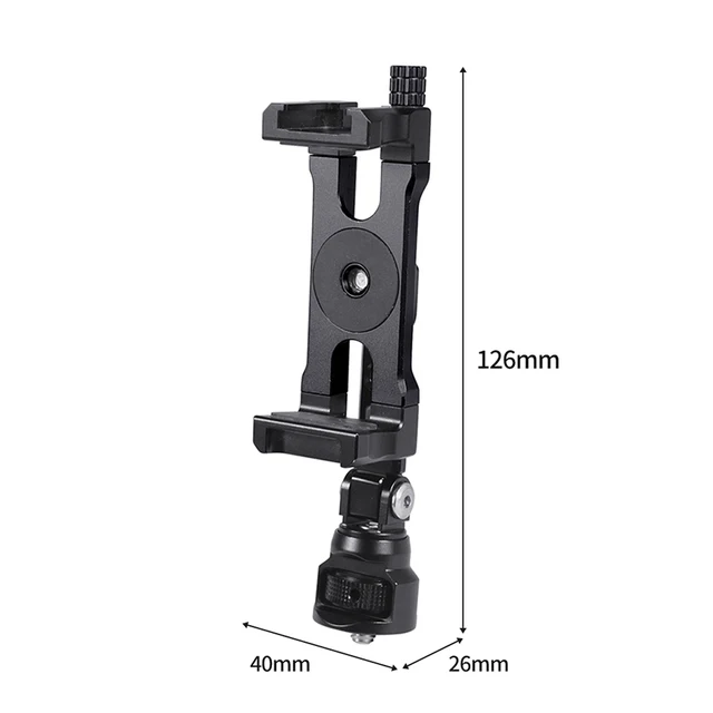 NATO Rail Clamp Mobile Holder Cold Shoe Mount Clip for Smartphone ...