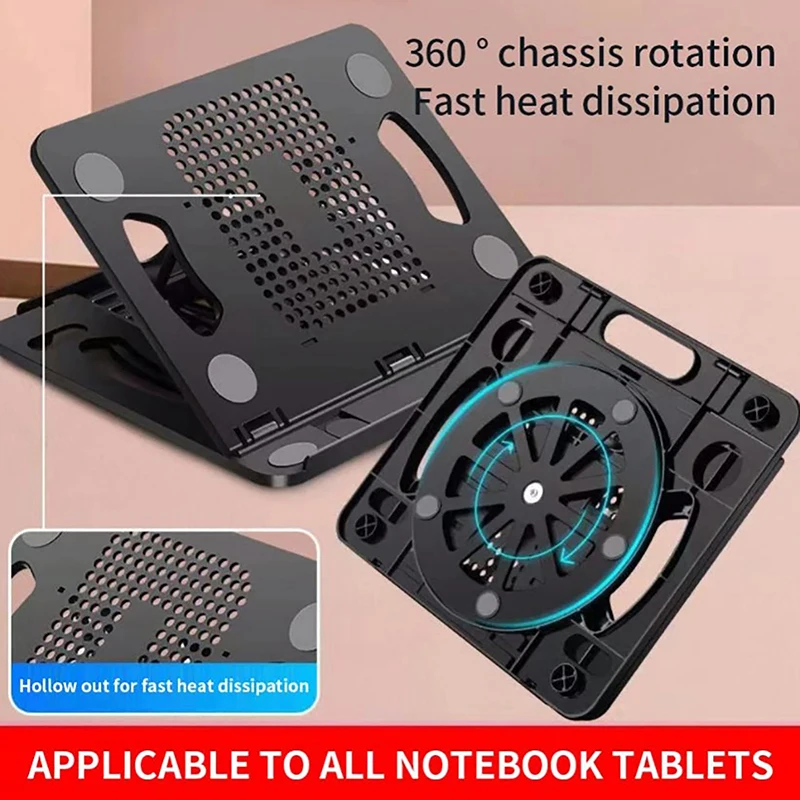 Portable-P2-Adjustable-Notebook-Computer-Bracket-8-gear-Adjustment-360 ...