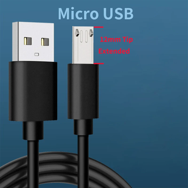 Cabo-micro-usb-12mm-extra-longo-ponta-longa-para-hot-is-g9000-amigo ...