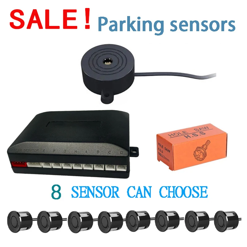 hot-sell-buzzer-modelCar-8-Sensor-Reverse-Parking-Detectors-With-Beeps ...