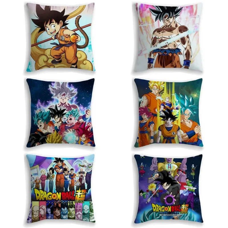 Dragon-Ball-Plush-Cushion-Cover-Pillowcase-Decoration-Goku-Cartoon ...