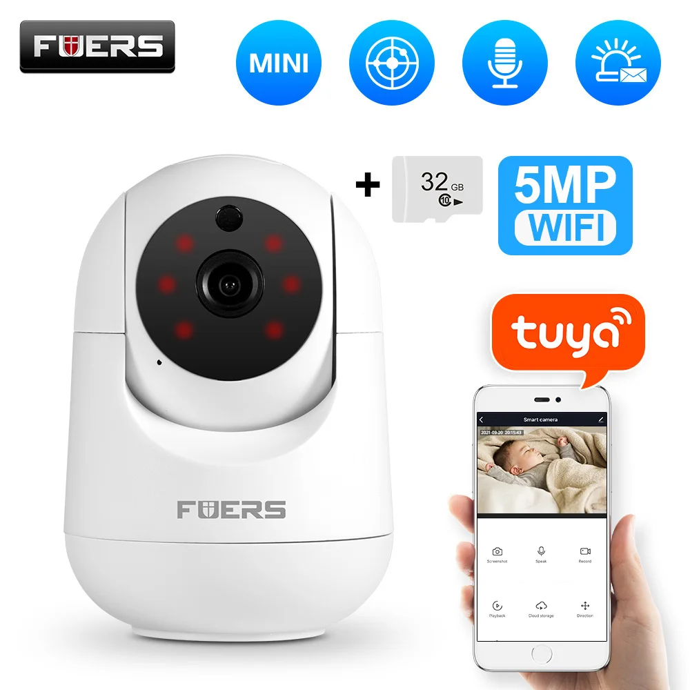 Fuers-5MP-Indoor-WiFi-IP-Camera-Wtih-SD-Card-Tuya-Smart-Home-Wireless ...