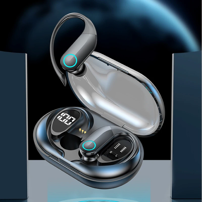 True-Wireless-Earbuds-G37-Bluetooth-5-3-Headphones-Over-ear-Earphones ...