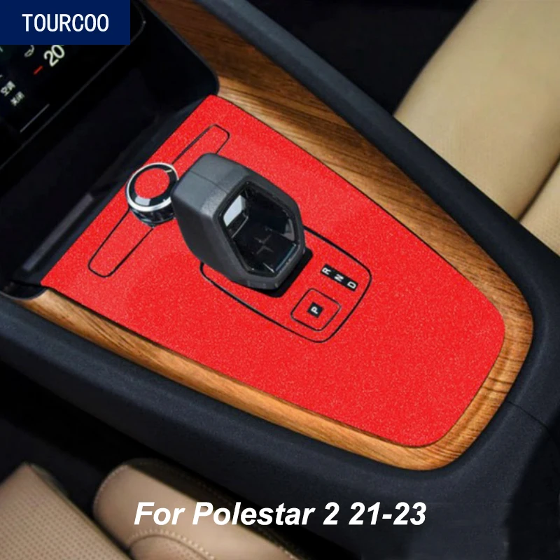 For Polestar 2 2021-2023 Center Console Gear Panel Protective Decor ...
