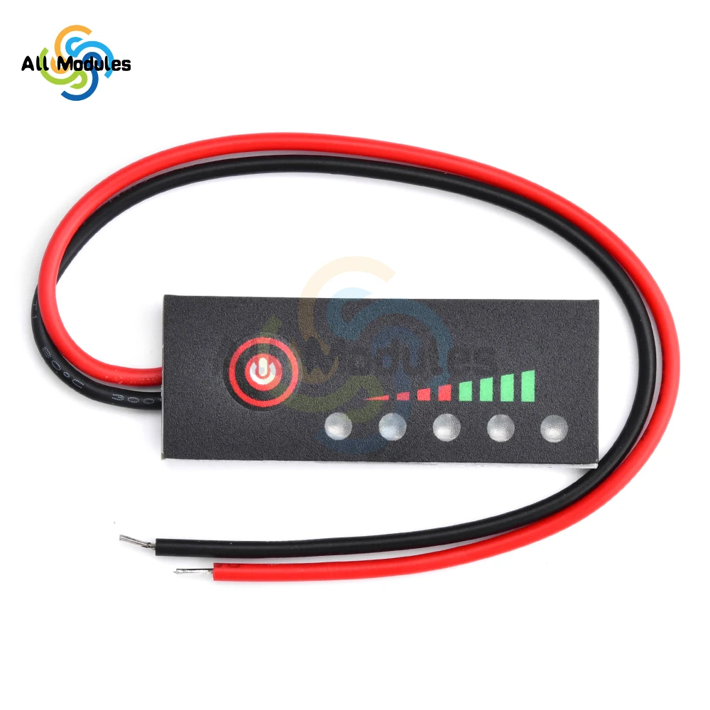 1s 2s 3s 4s 5s 6s 7s Battery Level Indicator 18650 Lipo Lithium ...
