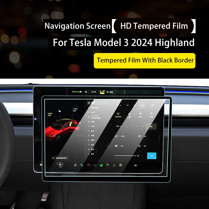 For Tesla Model 3 Highland 2024 Accessories Rear Row Climate Touch ...