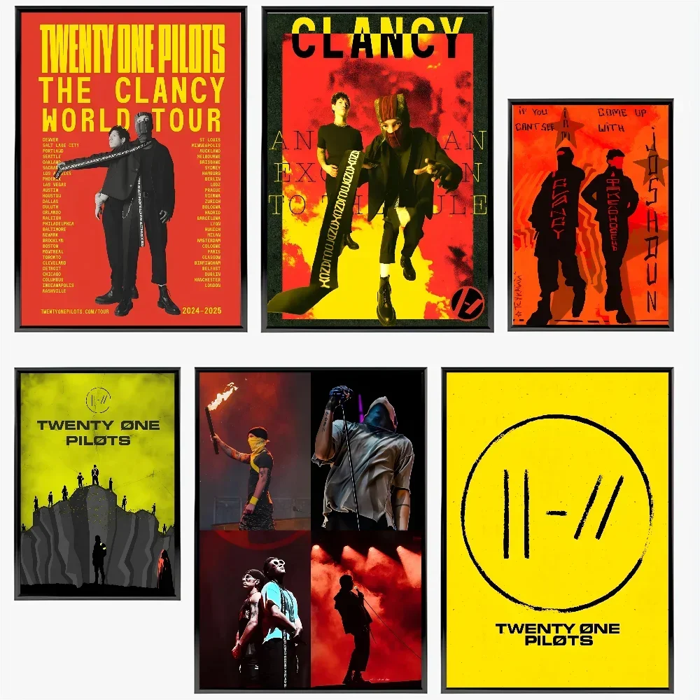 1PC Band T-Twenty O-One P-Pilots Poster Poster Paper Print Home Living ...