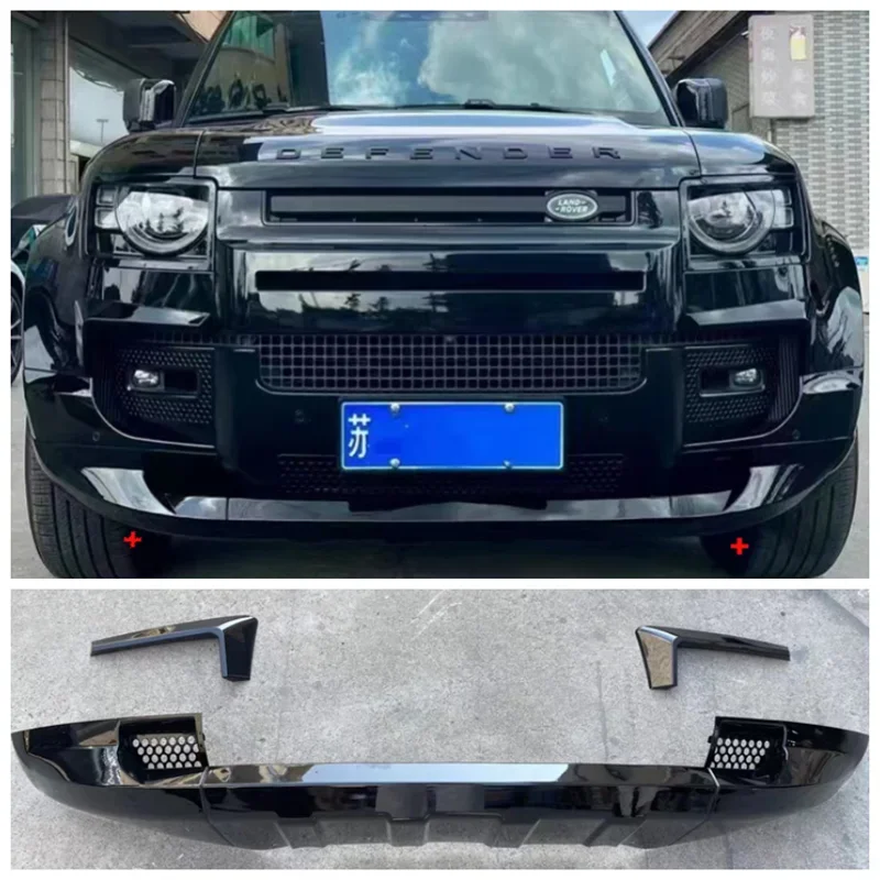 For-Land-Rover-Defender-90-110-2020-2023-High-Quality-ABS-Black-Car ...