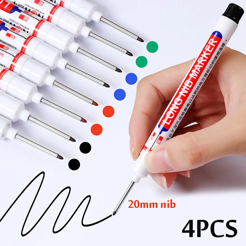 Industrial Permanent Marker Pen | Marker Permanent Waterproof - 4pcs ...