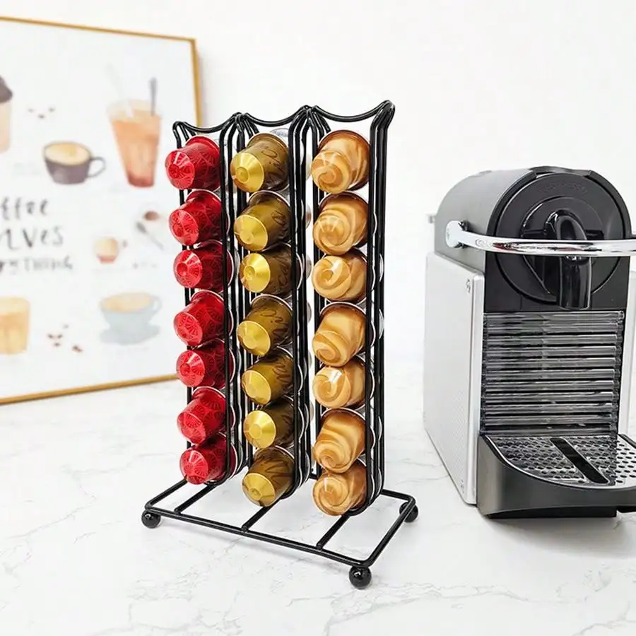 1PCS-Coffee-Capsule-Holder-Storage-Organizer-Solid-Base-Holds-42-Coffee ...