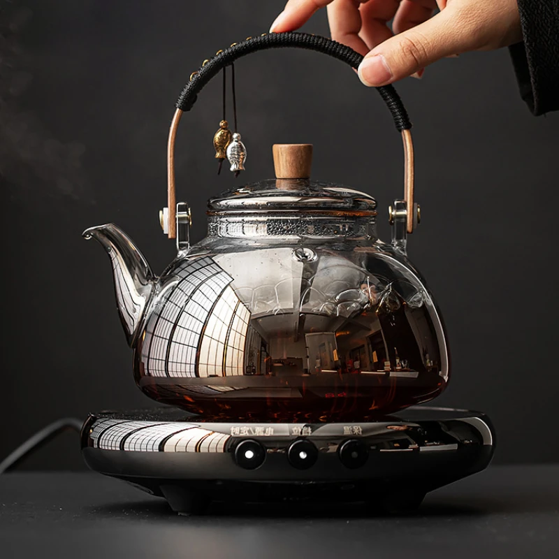 Glass-Electric-Ceramic-Stove-Cooking-Teapot-Heating-Kettle-Household ...