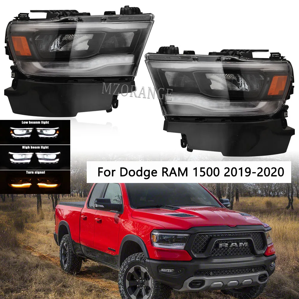 LED-Headlights-For-Dodge-RAM-1500-2019-2020-RAM1500-CLASSIC-2019-2021 ...