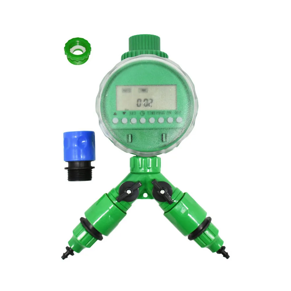 1/4" Garden Hose 2-way Tap Automatic Irrigation Controller Y Water Tap ...