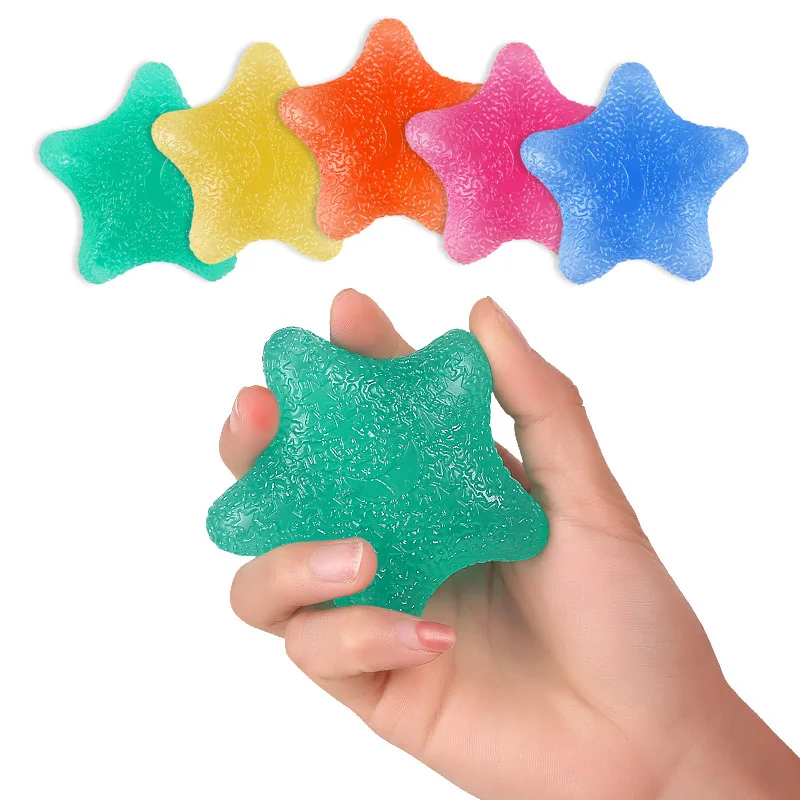 Star Type Hand Grip Exercisers Hand Therapy Ball Exercises to Improve ...