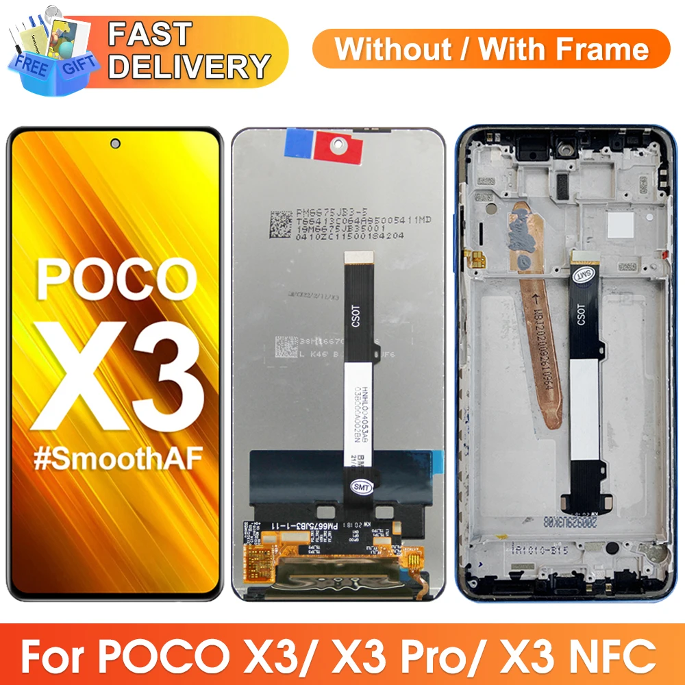Pantalla-Lcd-de-6-67-pulgadas-para-Xiaomi-Poco-X3-Pro-pantalla-t-ctil ...